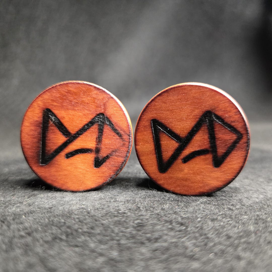 32mm Dad's Cherry Wood Ear Plug Gauged Jewelry - Etsy