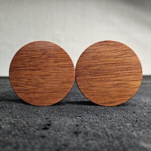 51mm Dad's Mahogany Wood Ear Plug Gauged Jewelry - Etsy