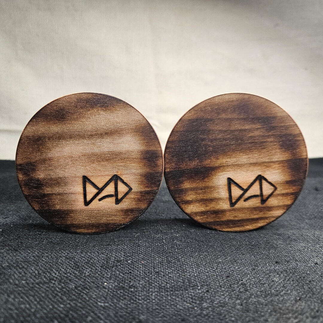 74mm Dad's Cherry Wood Ear Plug Gauged Jewelry - Etsy