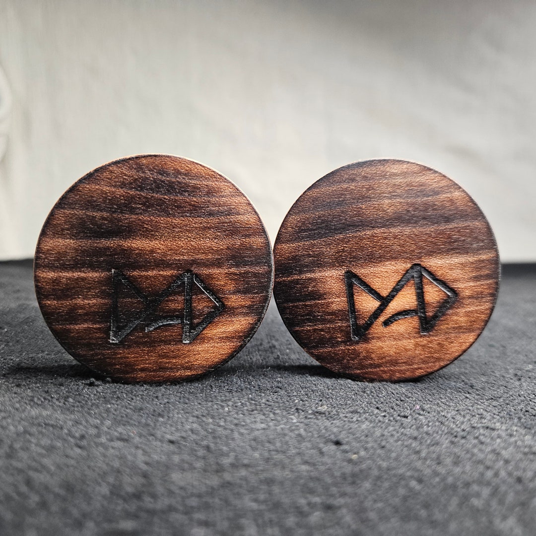 52mm Dad's Cherry Wood Ear Plug Gauged Jewelry - Etsy