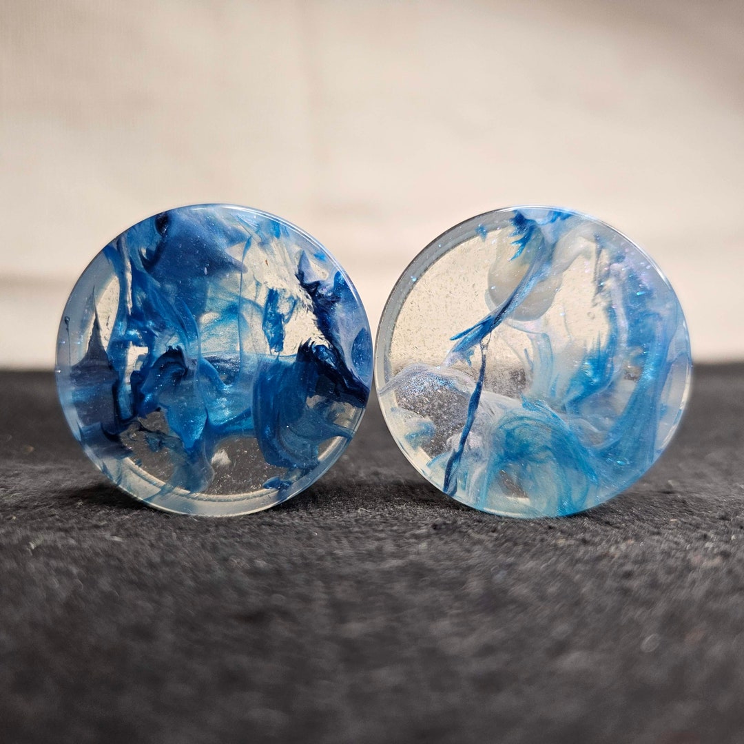 30mm Epoxy Resin Ear Plug Gauged Jewelry - Etsy