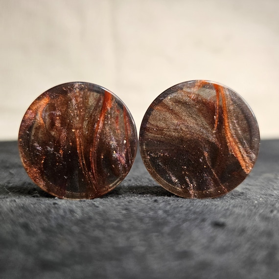 26mm Epoxy Resin Ear Plug Gauges Jewelry