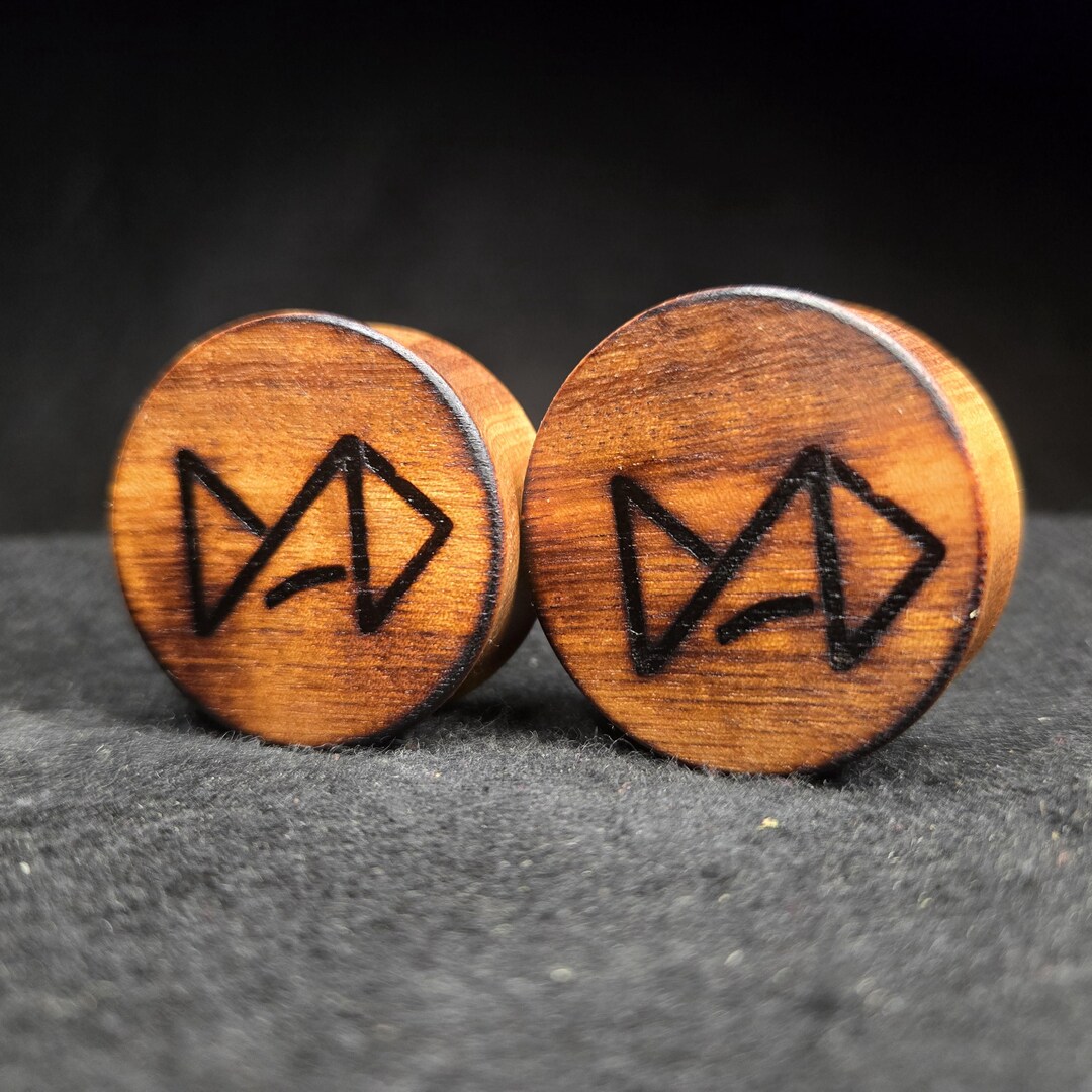 36mm Dad's Oregon Myrtle Wood Ear Plug Gauged Jewelry - Etsy