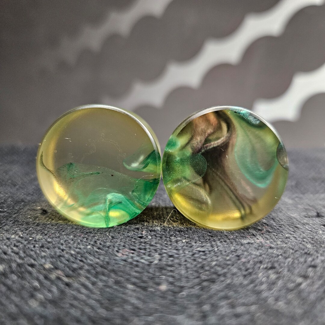 26mm Extra Wide Epoxy Resin Ear Plug Gauges Jewelry - Etsy