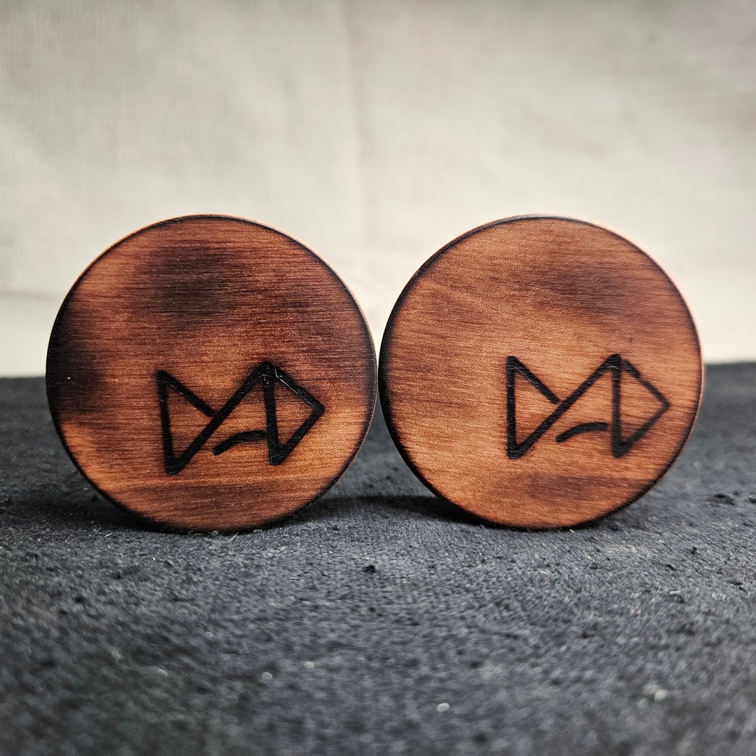 50mm Dad's Cherry Wood Ear Plug Gauged Jewelry - Etsy