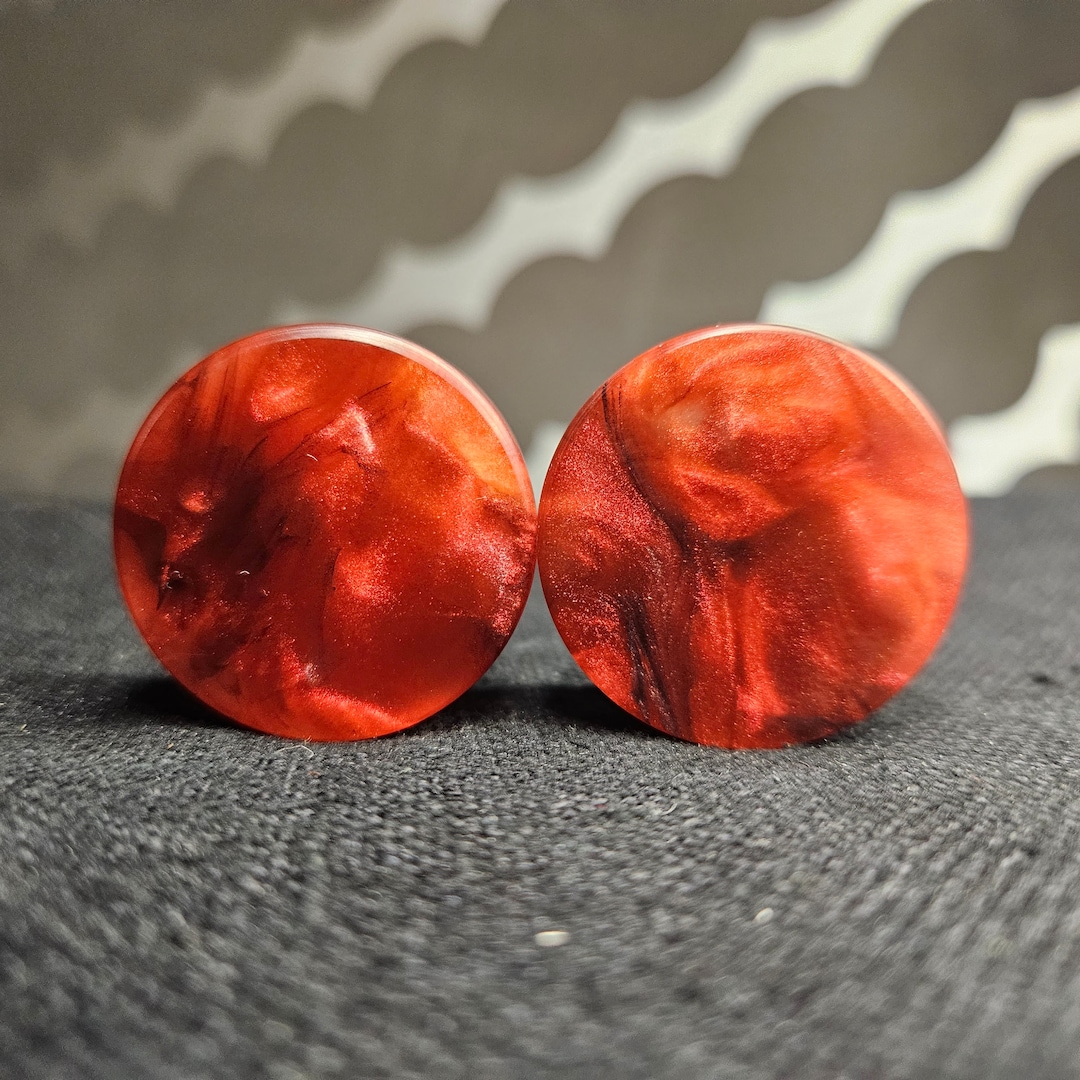 30mm Epoxy Resin Ear Plug Gauged Jewelry - Etsy