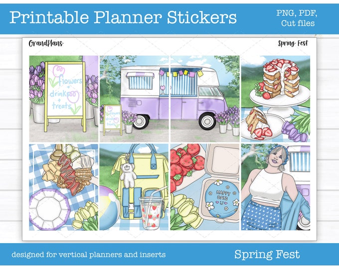 Printable Planner Stickers, Weekly Sticker Kit, Erin Condren Planner ...