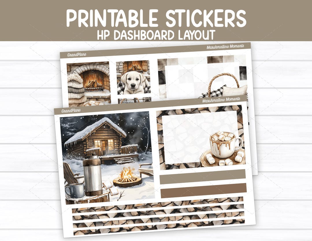 Marshmallow Moments Weekly Sticker Kit for the Classic Happy Planner ...