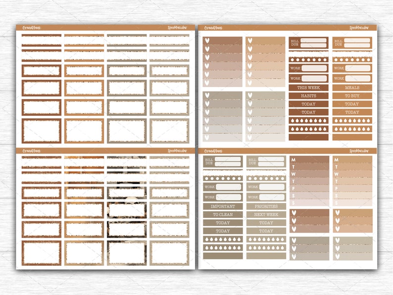 Spooktacular Weekly Sticker Kit for Erin Condren & Vertical Planners ...