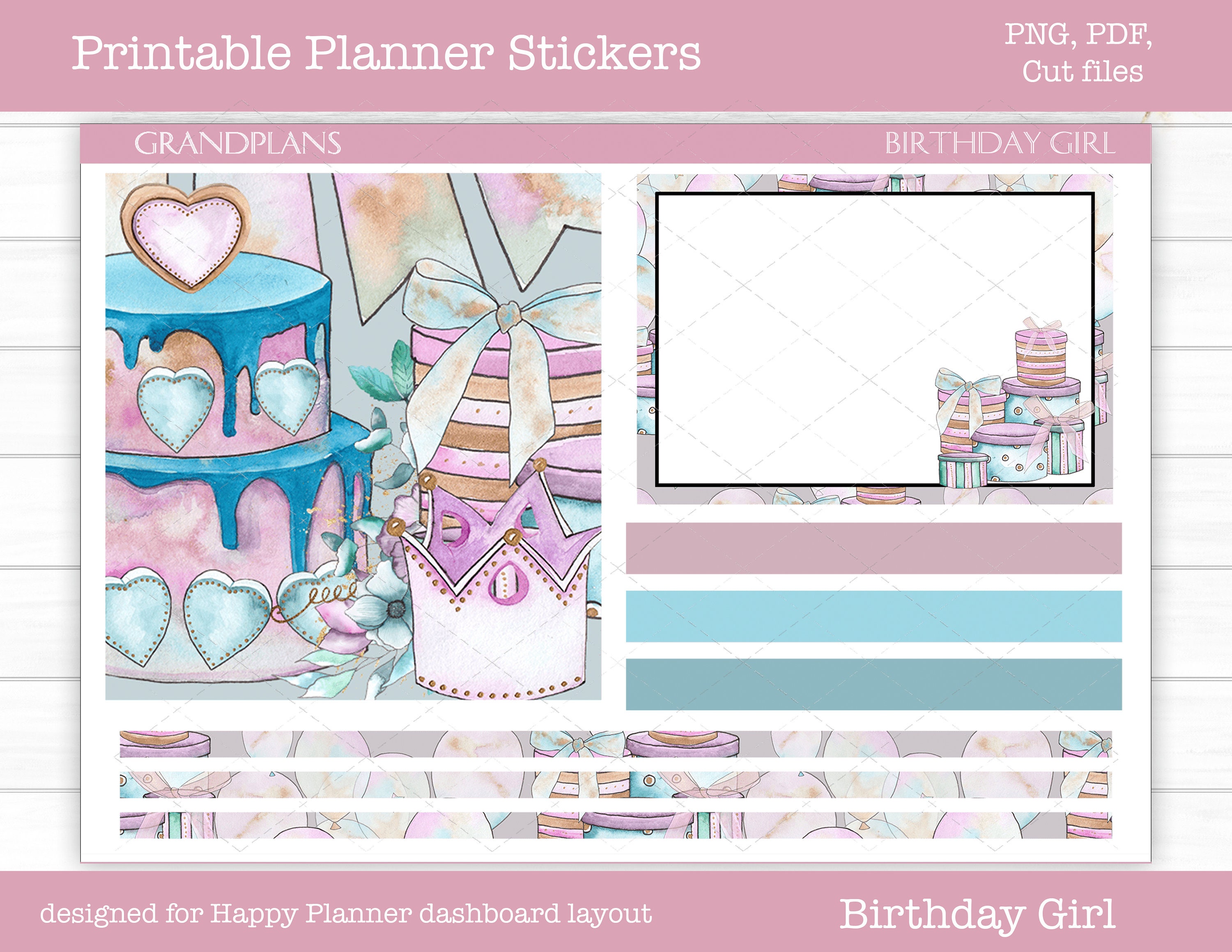 Embellishments PNG Cut File Winter Stickers Cricut Weekly Kit Printable ...