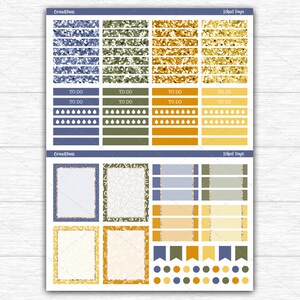 Printable Planner Stickers, School Days Weekly Sticker Kit, Erin ...