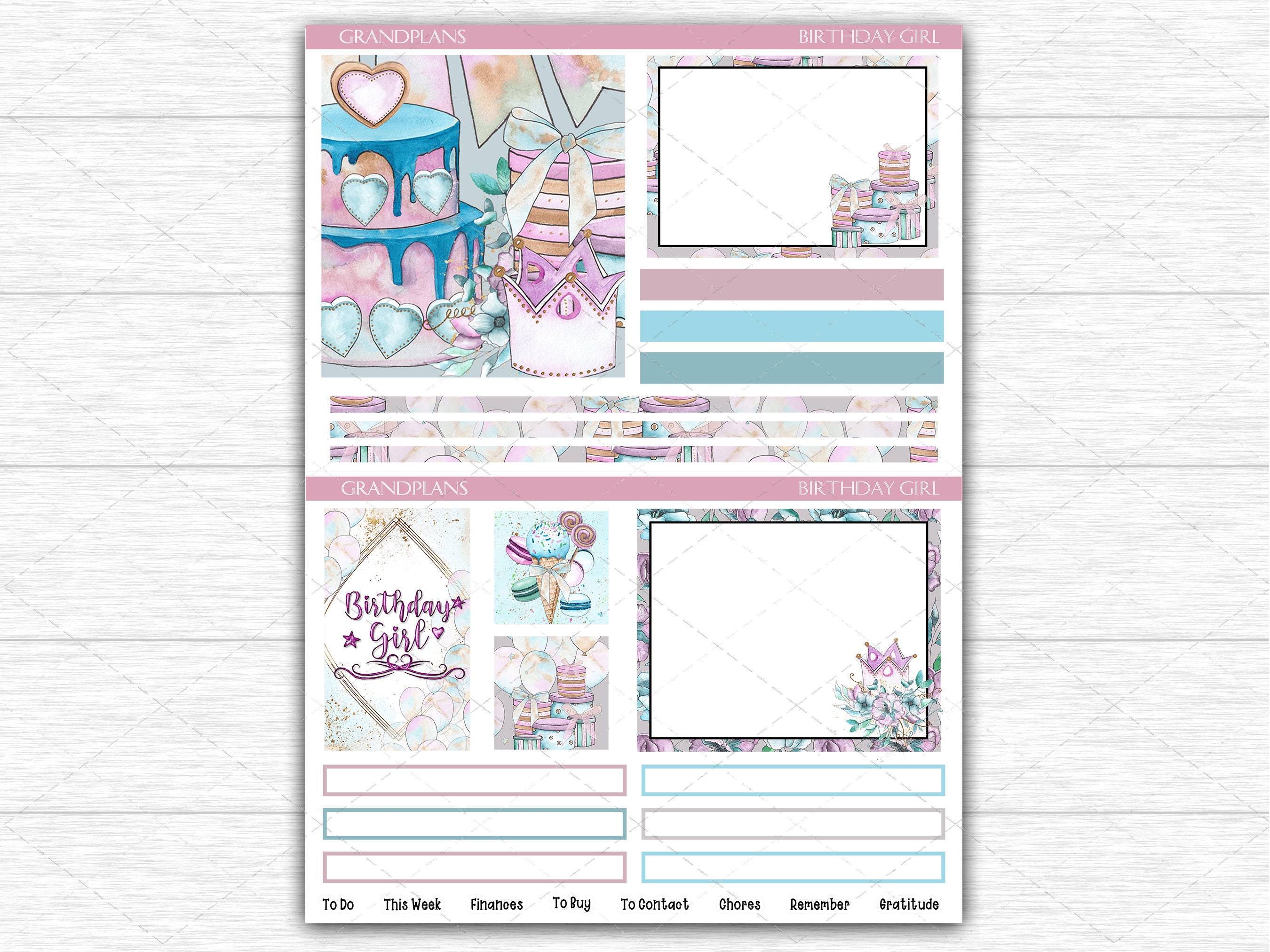 Embellishments PNG Cut File Winter Stickers Cricut Weekly Kit Printable ...