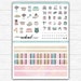 Printable Planner Stickers, Weekly Kit, Erin Condren Stickers, Vertical ...