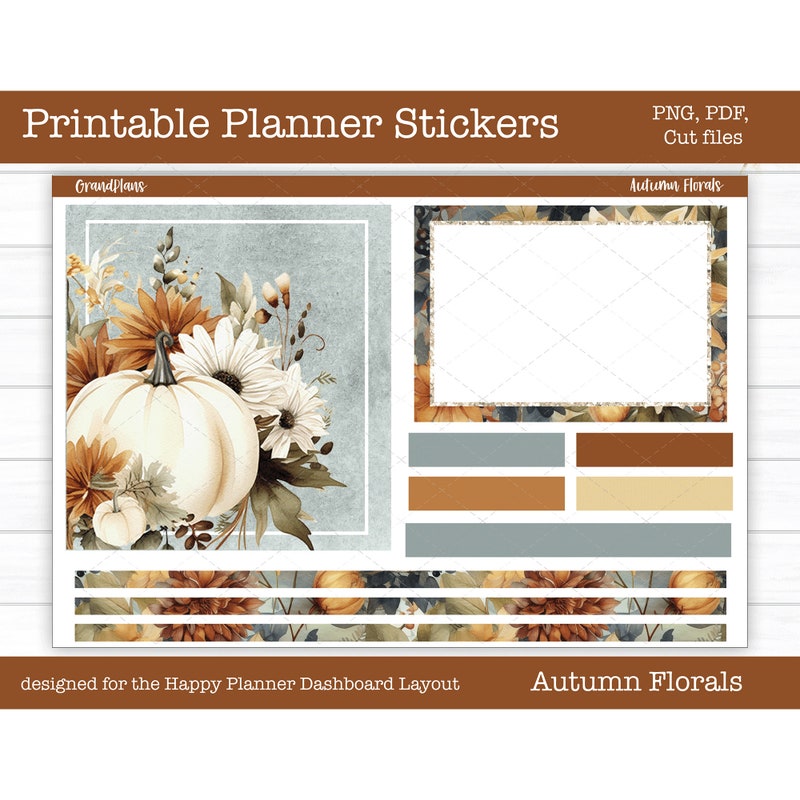 Autumn Planner Stickers - Etsy