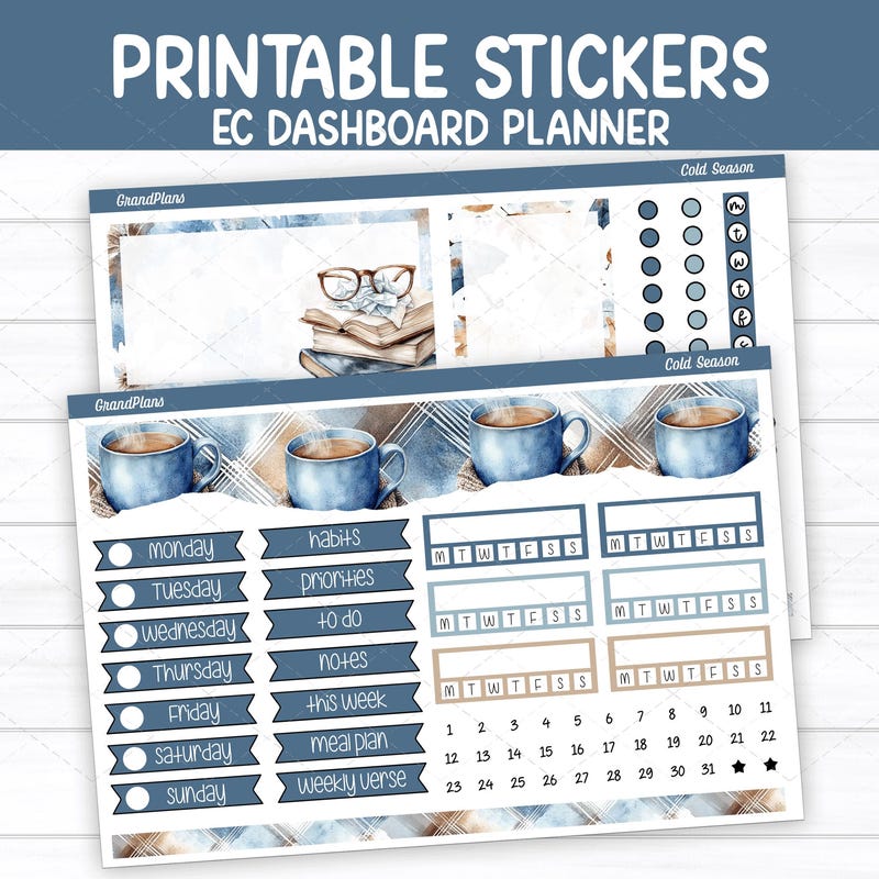 Seasons Stickers Pack - Etsy