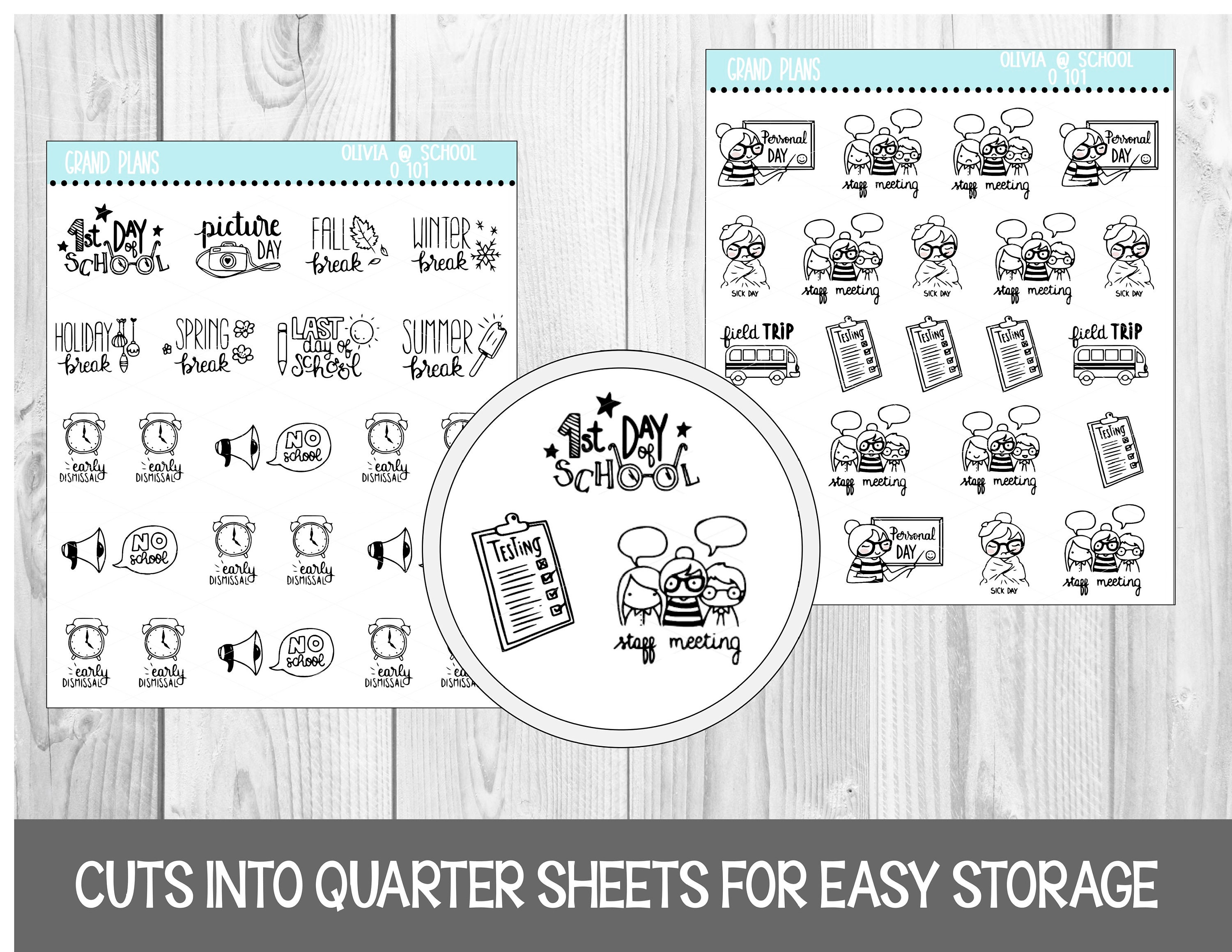 Printable Stickers Teacher Stickers School Stickers - Etsy