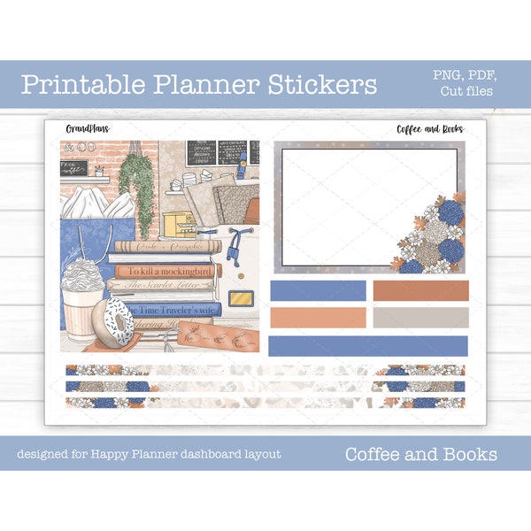 Happy Planner Dashboard Layout Stickers - Etsy