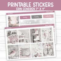 5 Christmas Digital Stickers for Digital Diaries and Planners. PNG - Etsy