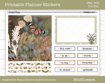 Planner Stickers Dashboard | Etsy