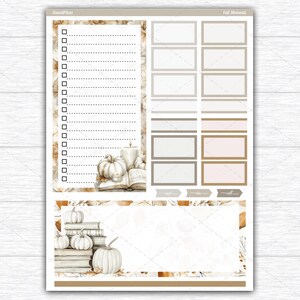 Fall Printable Planner Stickers, Weekly Sticker Kit, Fall Moments ...
