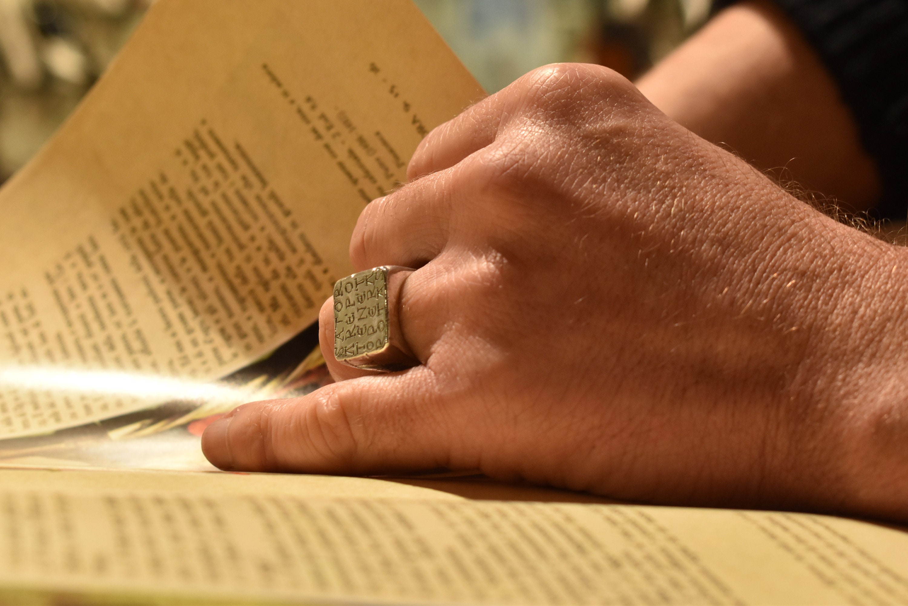 Sator Magic Square Ring - Etsy