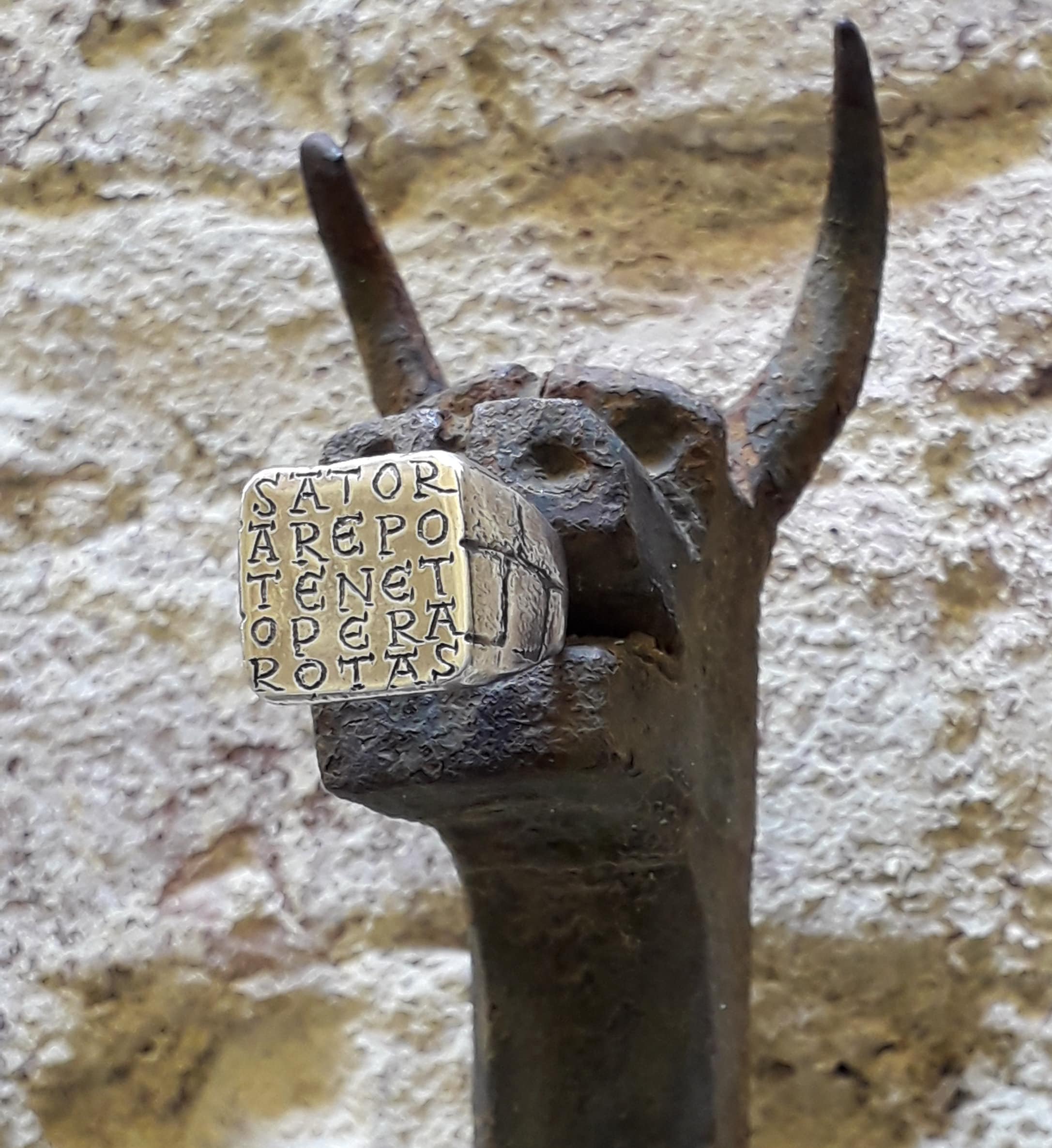 Sator Magic Square Ring - Etsy