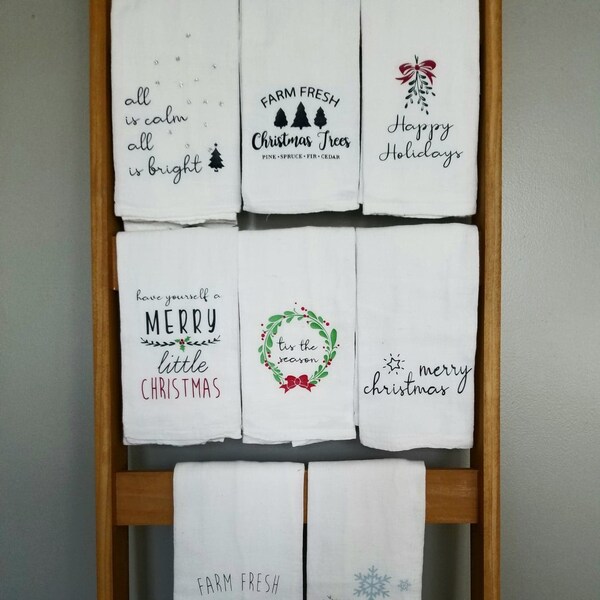 Christmas Tea Towel - Etsy