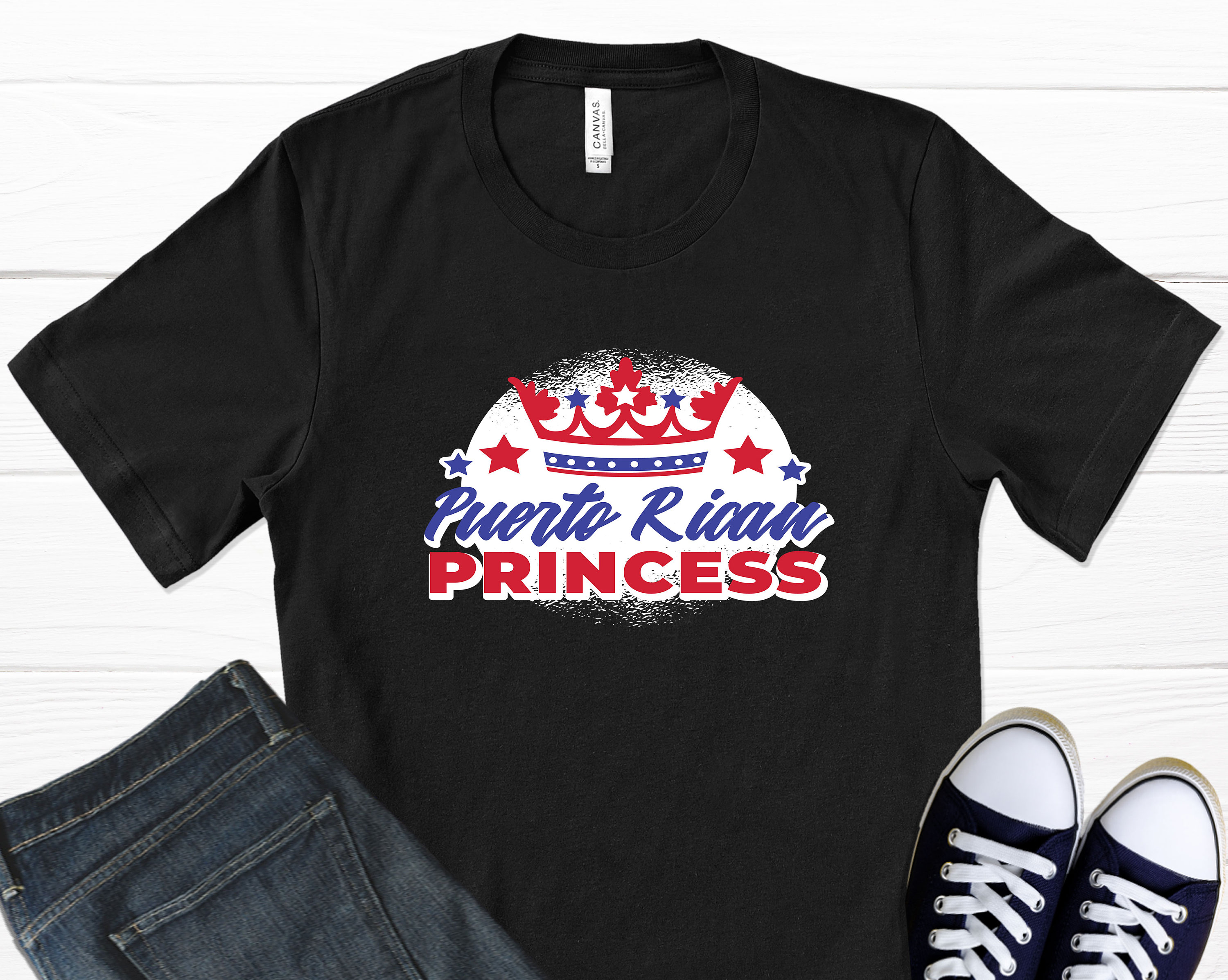 Puerto Rican Princess T-shirt Puerto Rico Art Puerto Rico | Etsy