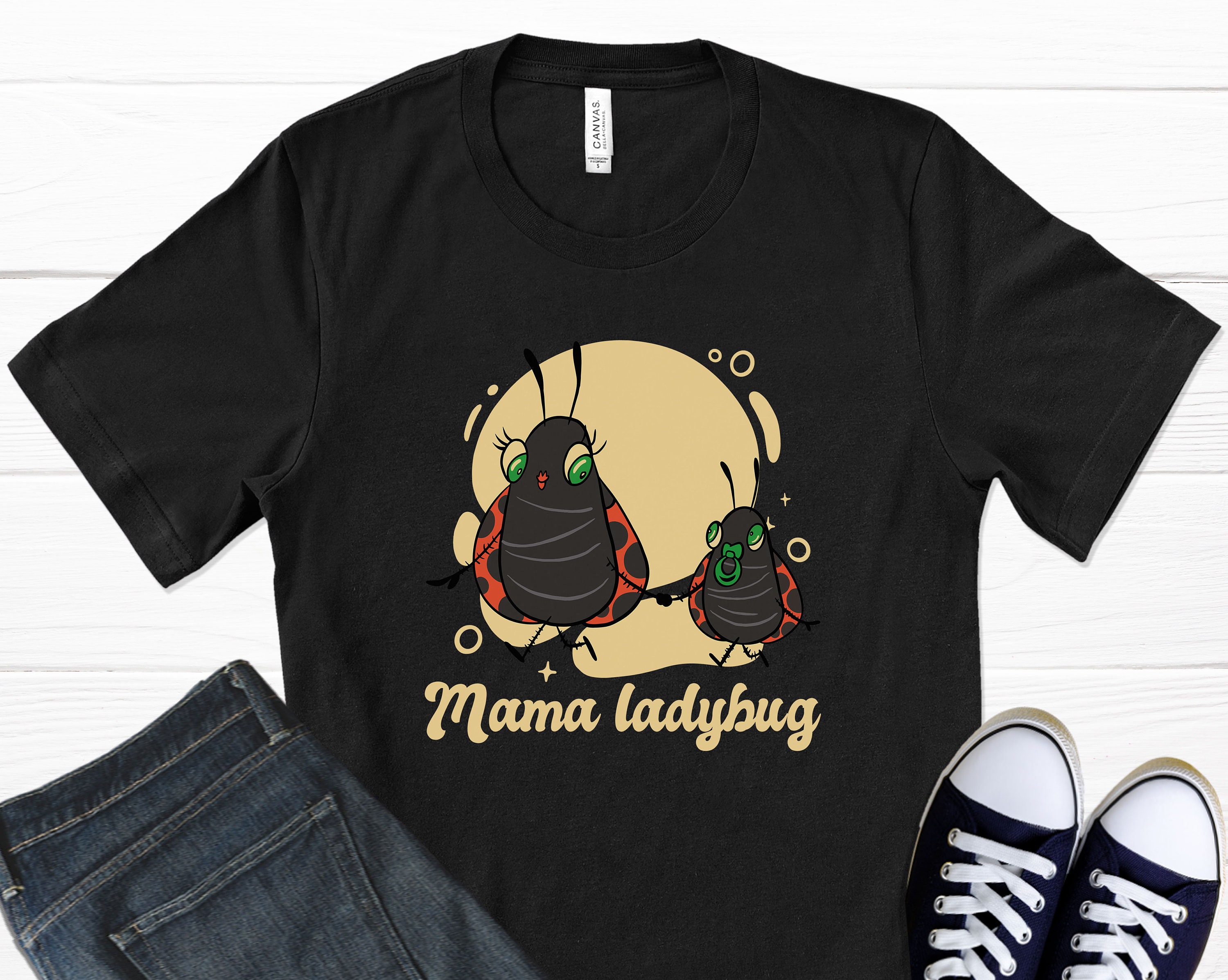 Mama Ladybug T-shirt Lady Bug Bug Shirt Lady Bug Gifts - Etsy UK