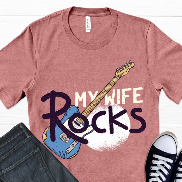 My Wife Rocks Shirt - Etsy