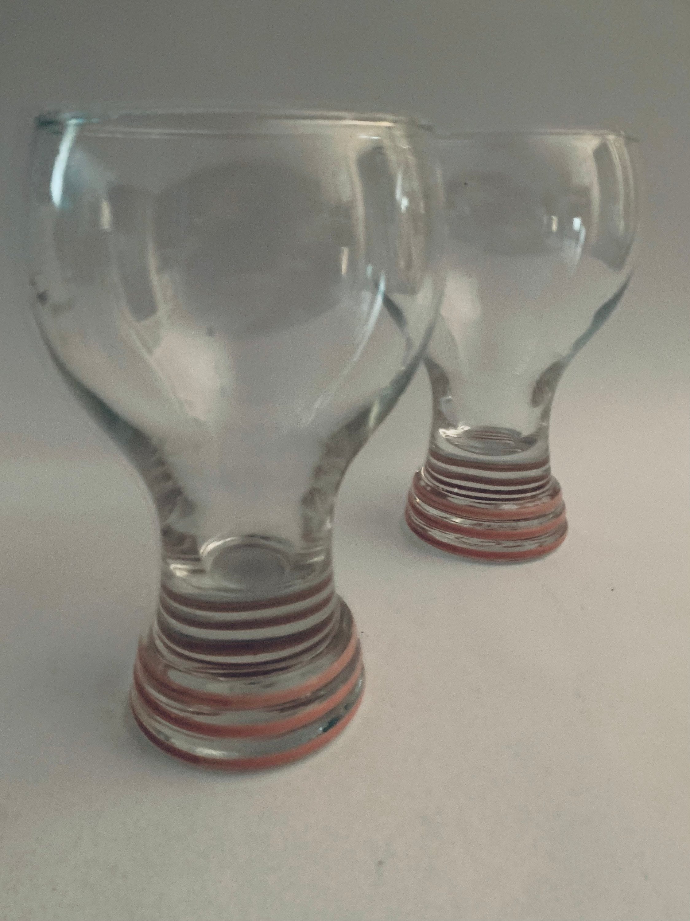 Vintage FIESTA fiestaware Glass Water Glasses Goblets Three - Etsy