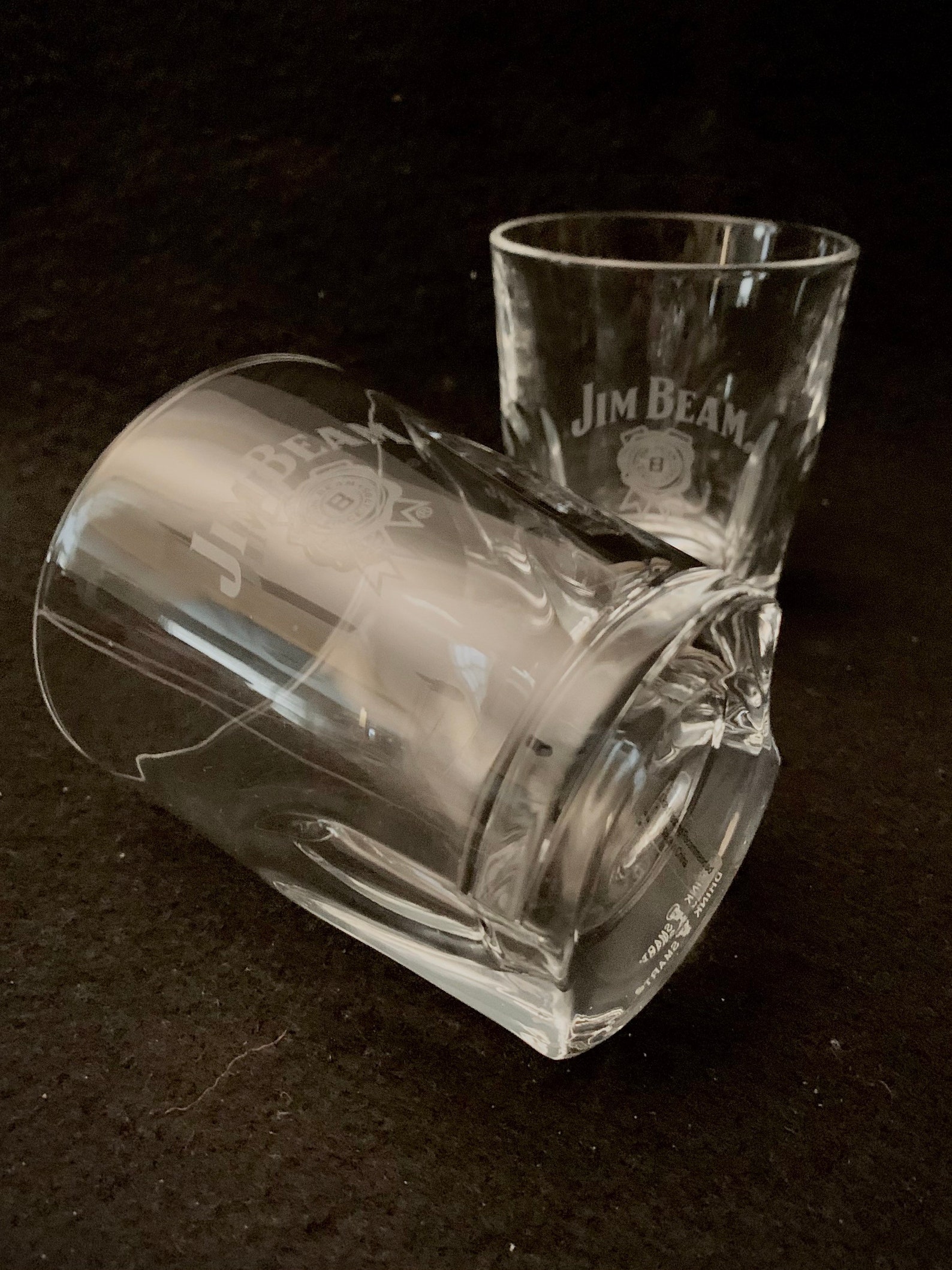 Vintage Jim Beam Kentucky Straight Bourbon Whiskey Notched - Etsy