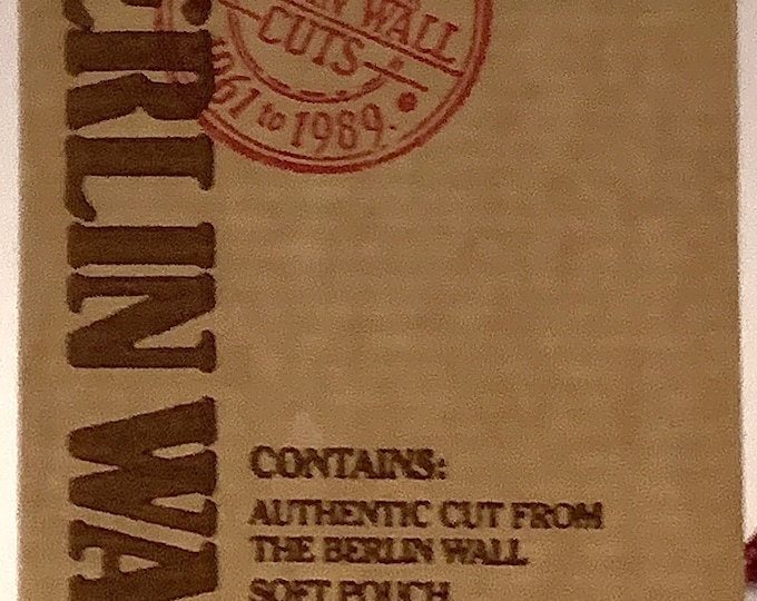 Authentic Piece of the Berlin Wall Souvenir W/ Original Box and ...