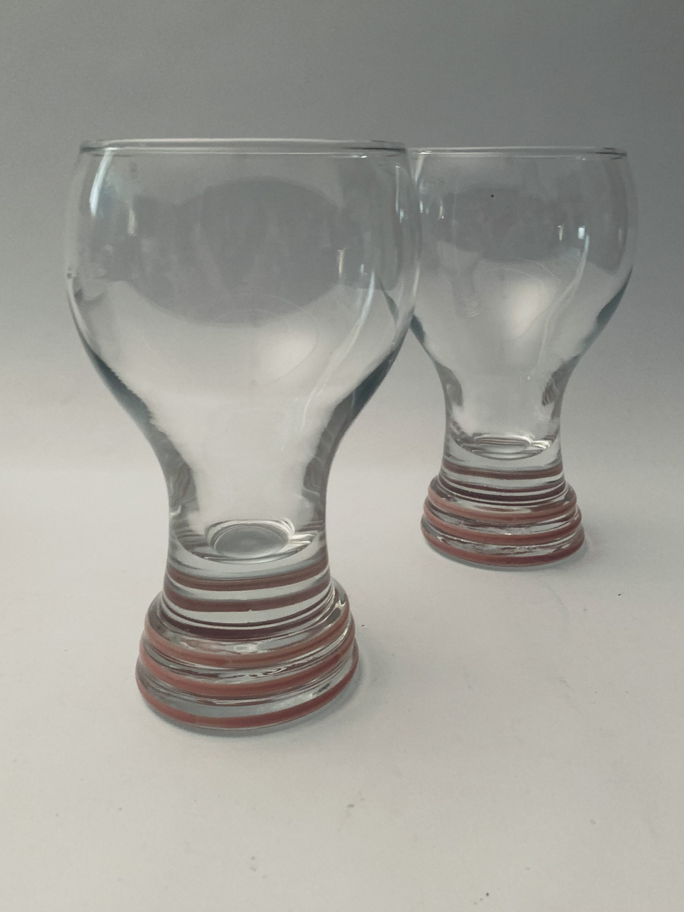 Vintage FIESTA fiestaware Glass Water Glasses Goblets Three - Etsy
