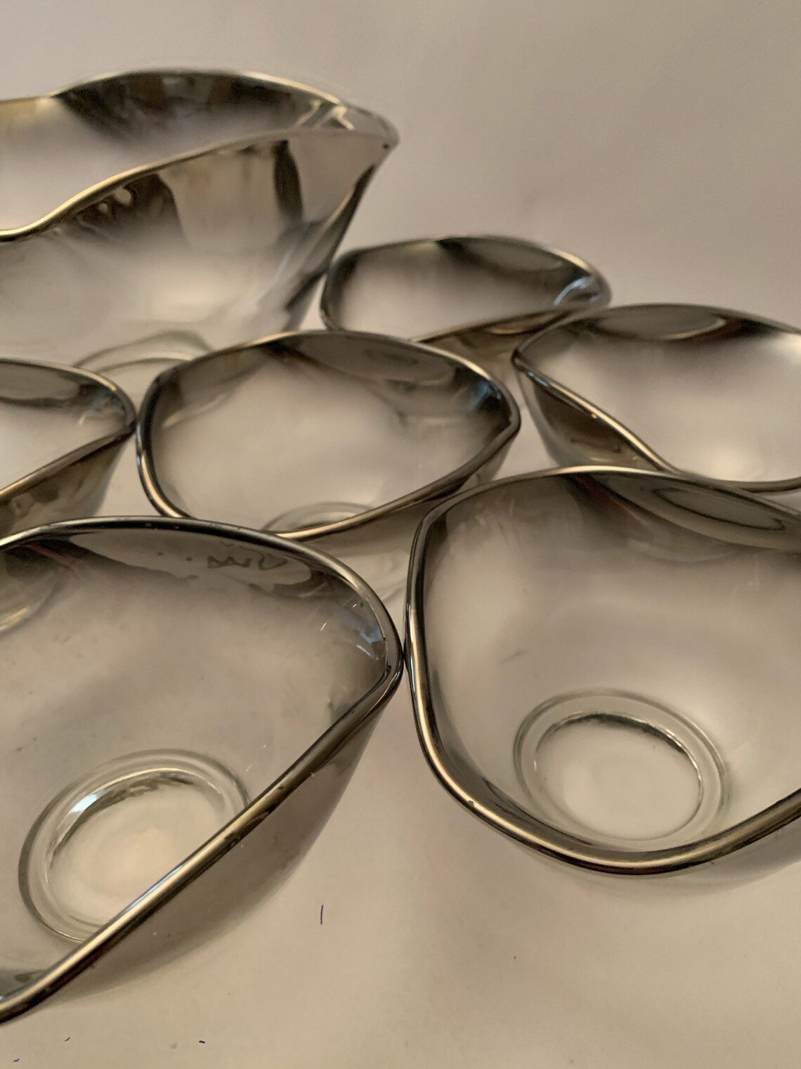 Vintage Mid Century Vitreon Queens Lusterware Silver Fade | Etsy