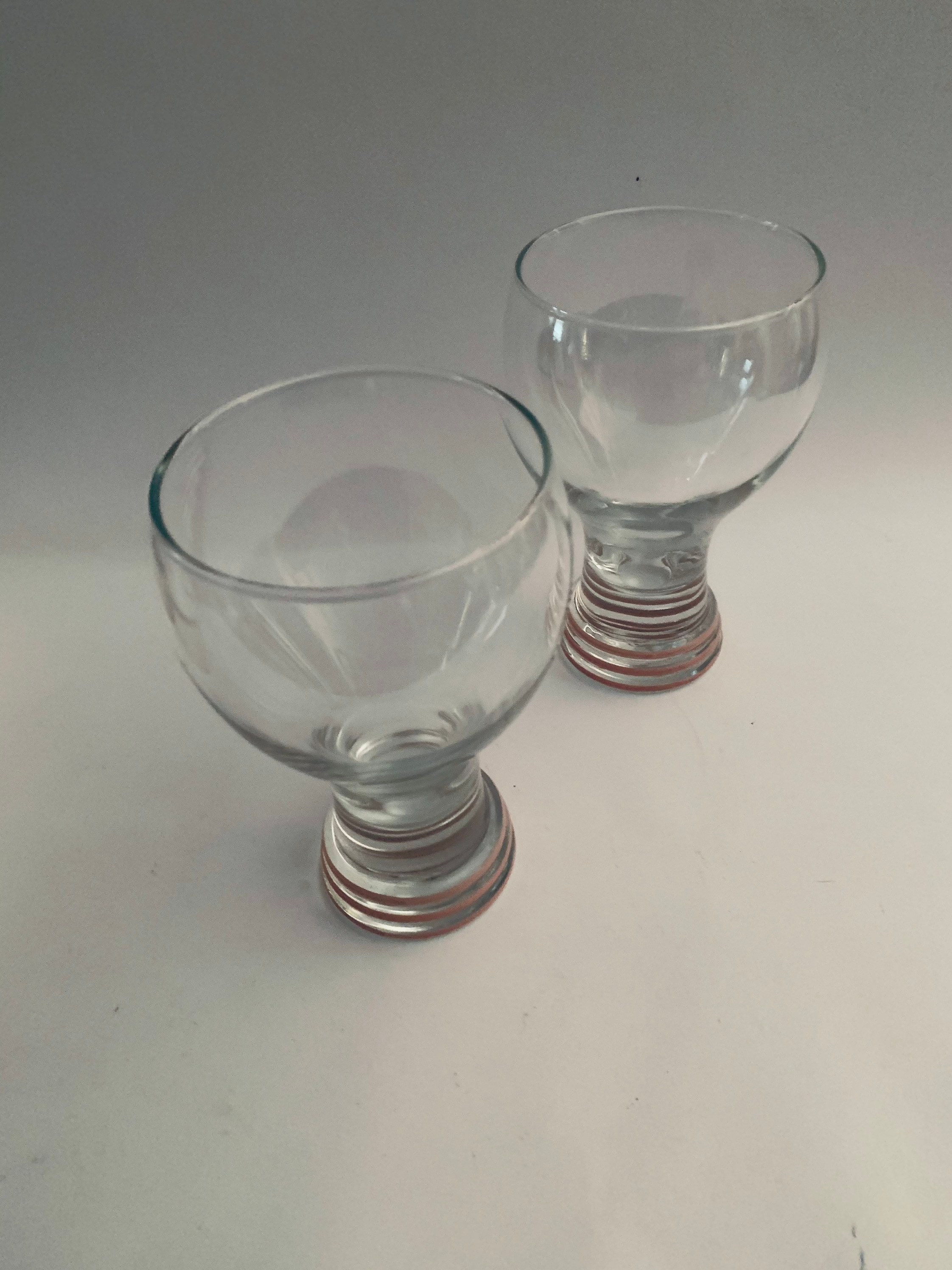 Vintage FIESTA fiestaware Glass Water Glasses Goblets Three - Etsy