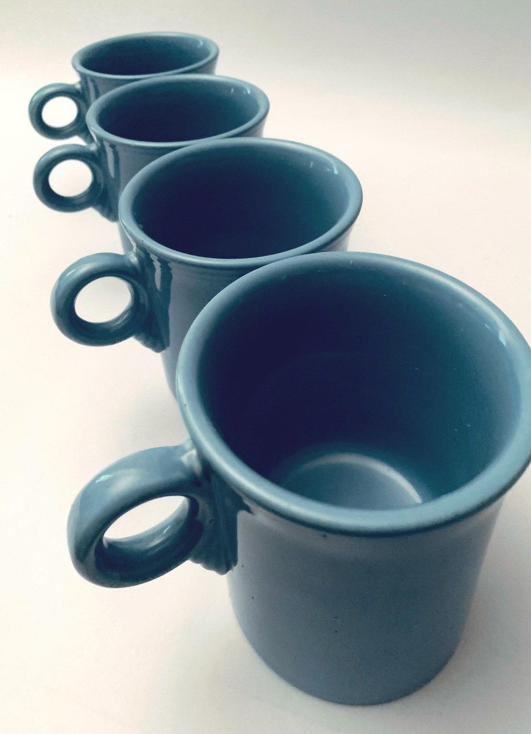 Periwinkle Fiesta Ware Mug – Ring Handle Tom & Jerry Cup - Etsy