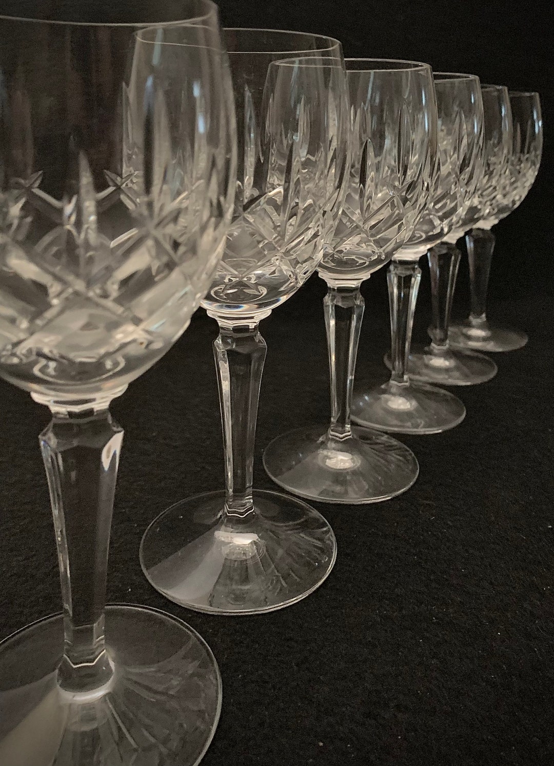 Gorham Lady Anne Crystal Wine Glasses Set of 2 or 4 - Etsy