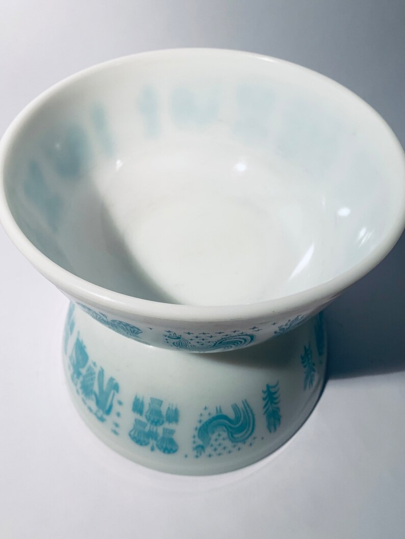 PYREX Butterprint White Mixing Bowls 1950s Pyrex Amish - Etsy