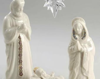 Lenox Porcelain Nativity Set ~ Holy Family - Etsy