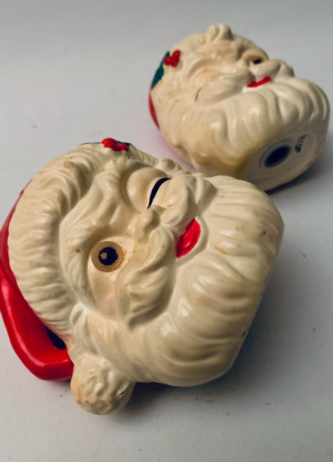 Vintage 1950’s Set of Winking Blinking Santa Salt and Pepper Shakers - Etsy