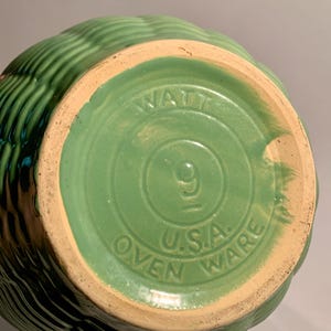 Vintage Watt Ovenware Green Bowl, Farmhouse Kitchen, Vintage Mixing ...