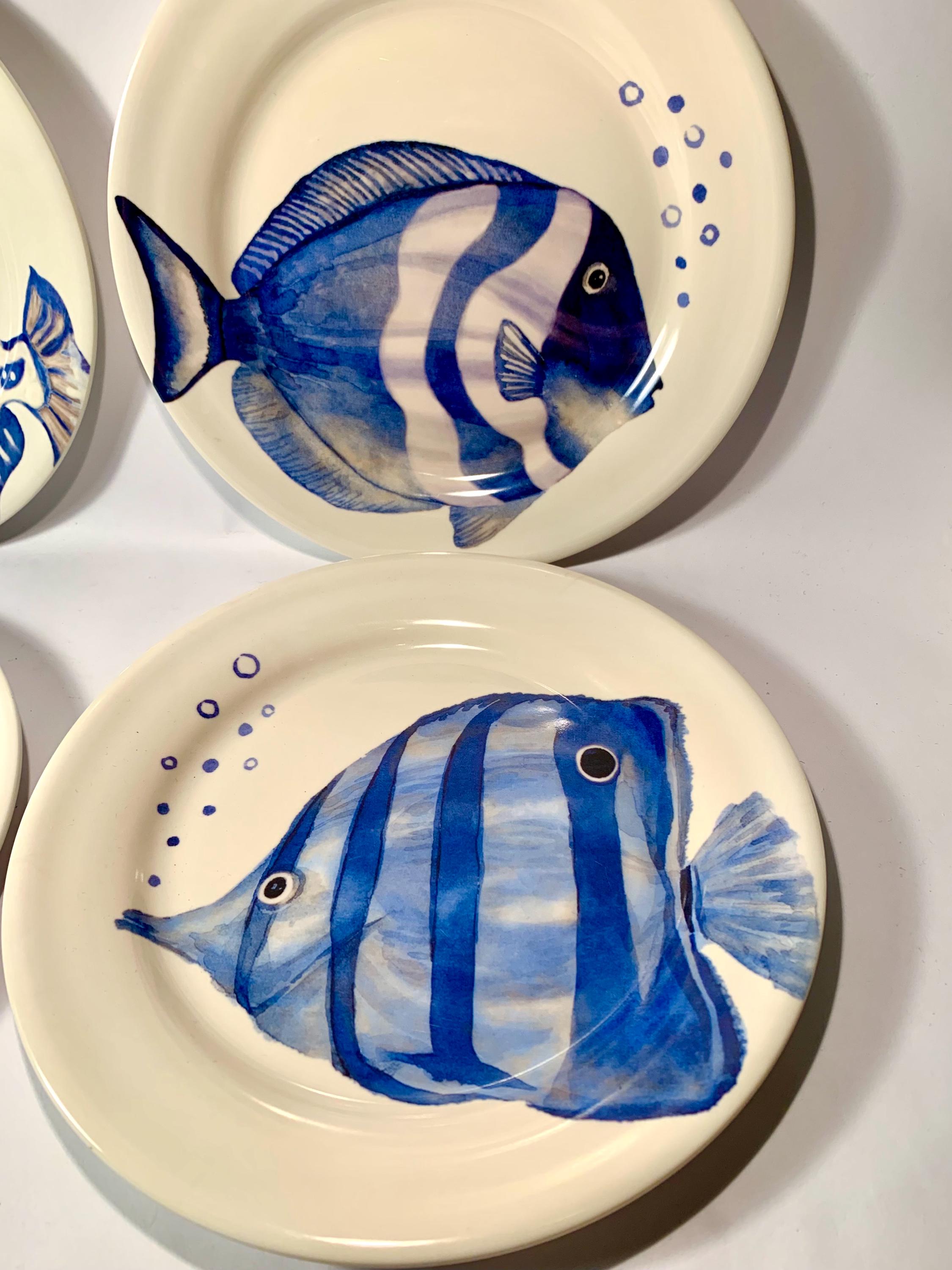 Pier 1 Melamine Dinnerware Set: Beach House Fish Design, 12-piece - Etsy