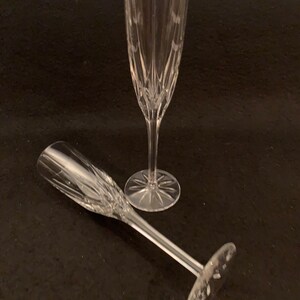Elegant Mikasa Apollo Cut Crystal Champagne Flutes- Set of (2) - Etsy