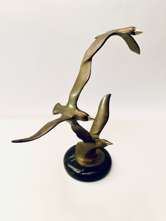 Figurines & Knick Knacks Art & Collectibles Vintage Brass Enesco Flying ...