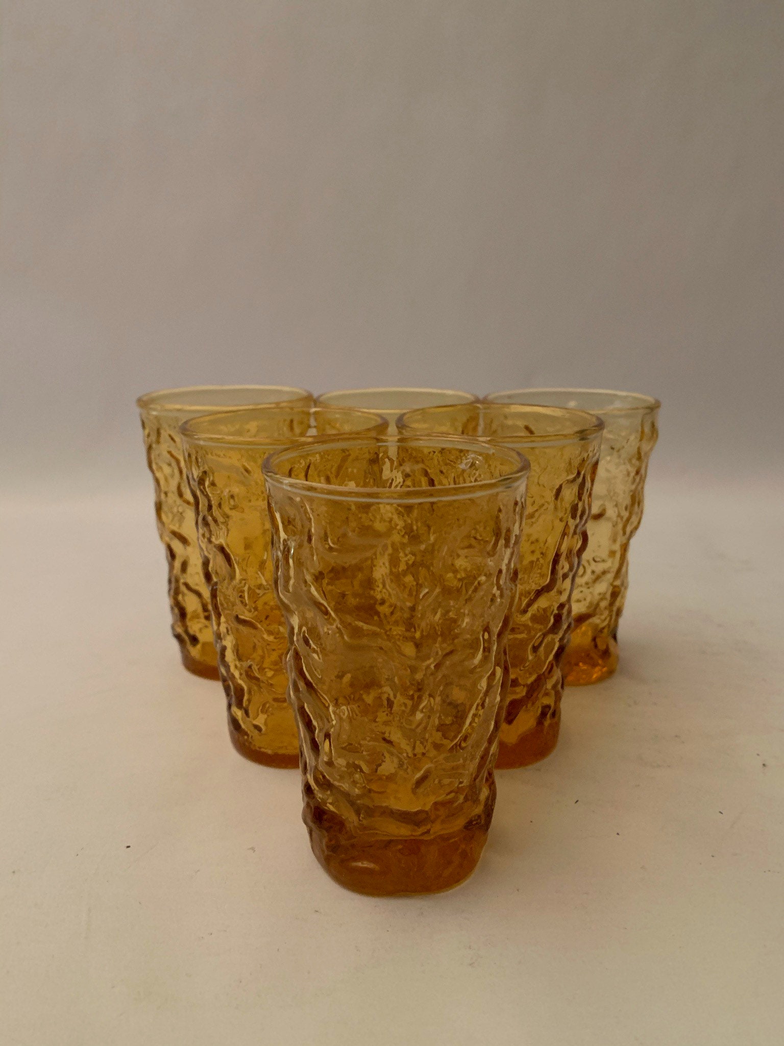 Vintage Anchor Hocking Lido Milano Amber Gold Honey Etsy