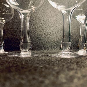 Hollow Fluted Stem Champagne Glasses, Hollow Stemmed Champagne Coupes ...
