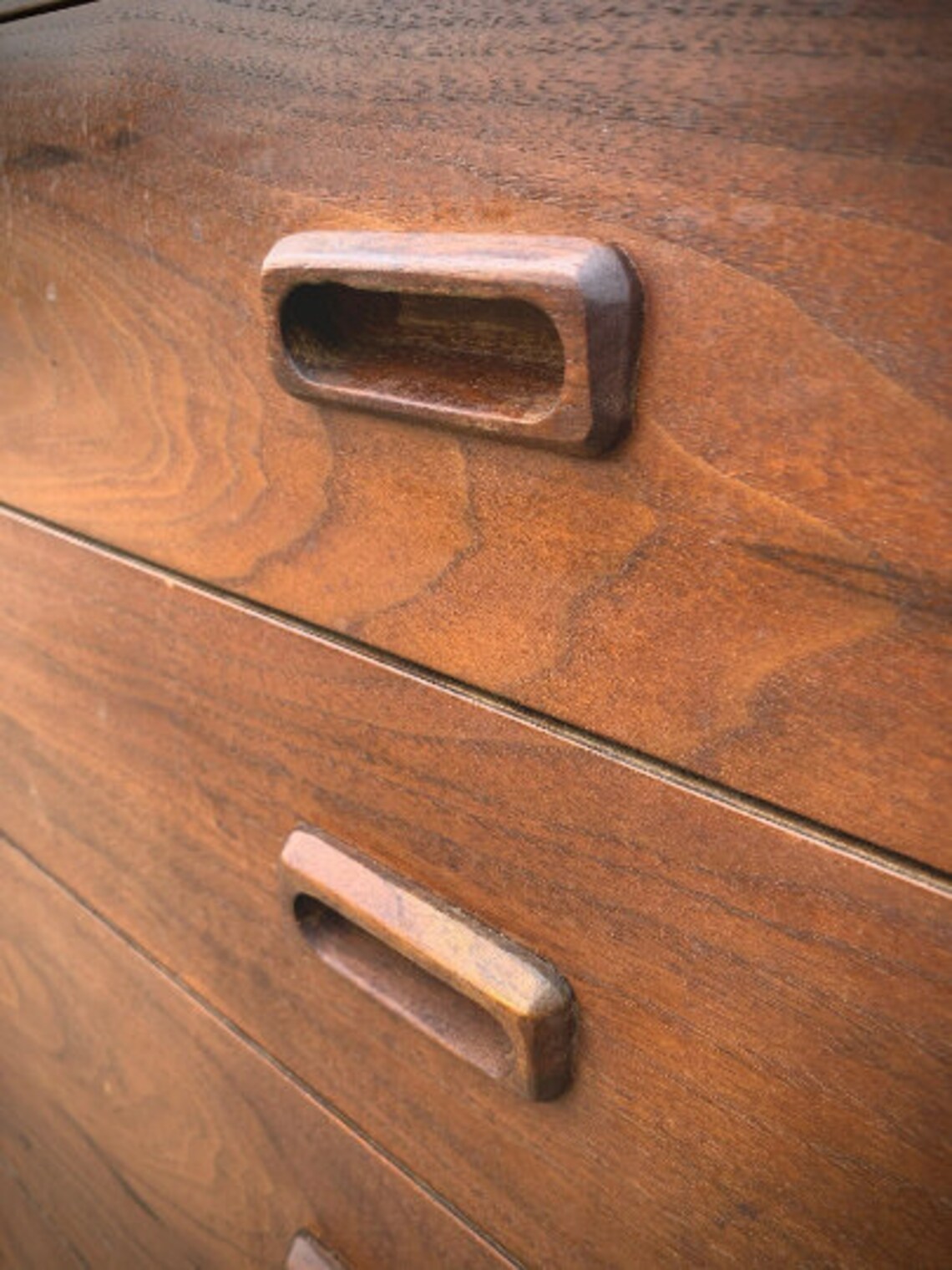 Lane Mid Century Walnut & Formica 4-drawer Chest of Drawers | Etsy