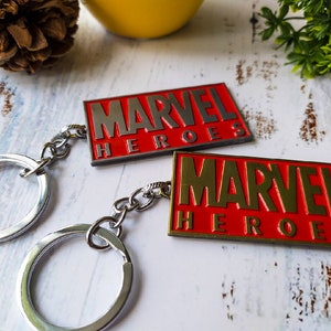Marvel Heroes Keychain / Avengers / Comics - Etsy