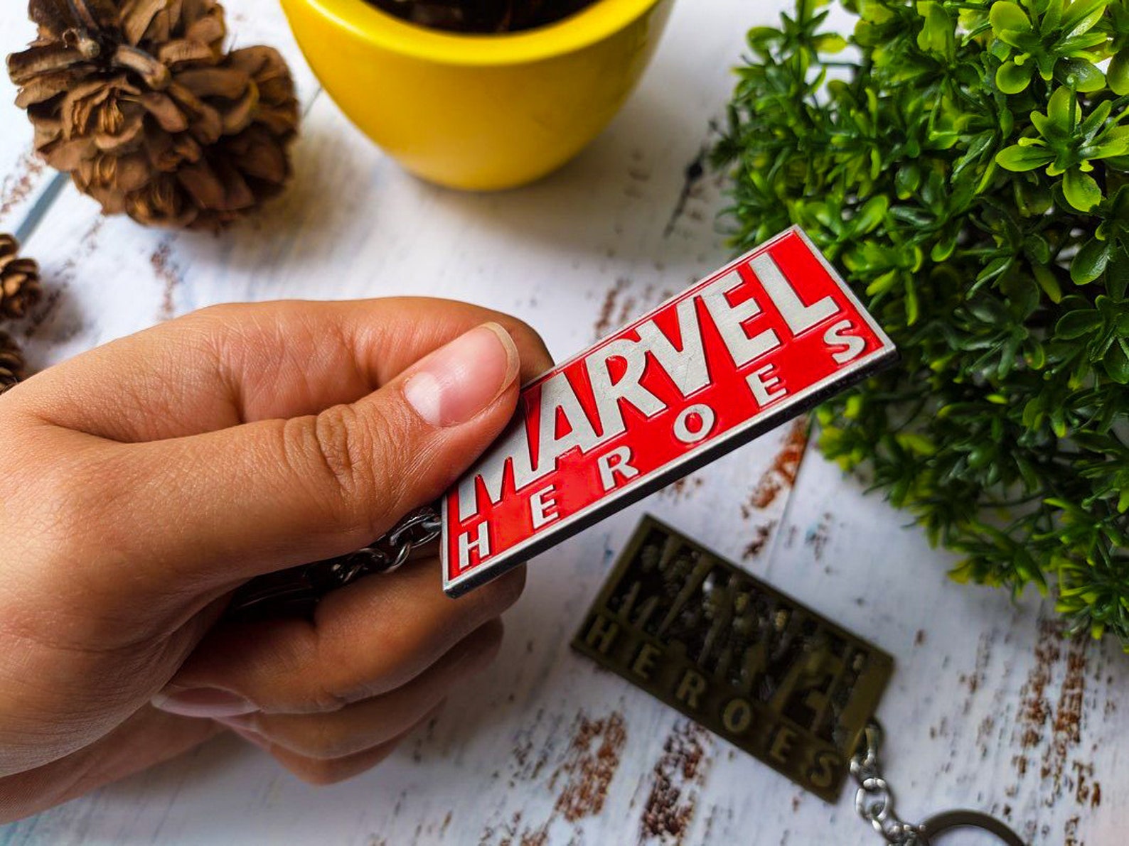 Marvel Heroes Keychain / Avengers / Comics - Etsy